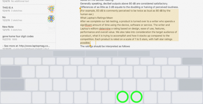 How to Use the iOS Keyboard as a Touchpad | Laptop Mag