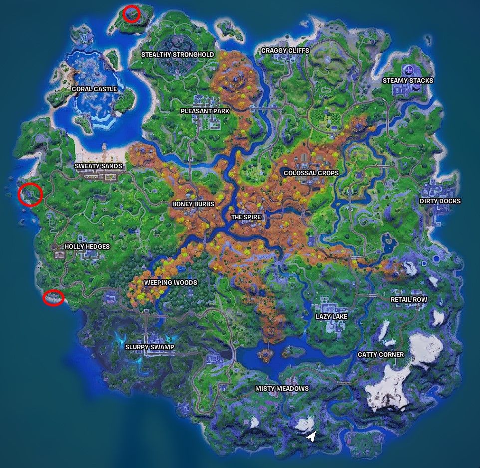 Fortnite guide: Where to visit Fancy View, Rainbow Rentals, and Lockie ...