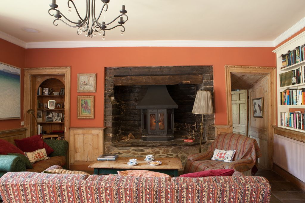 Colourful Grade II-listed Devon farmhouse | Real Homes