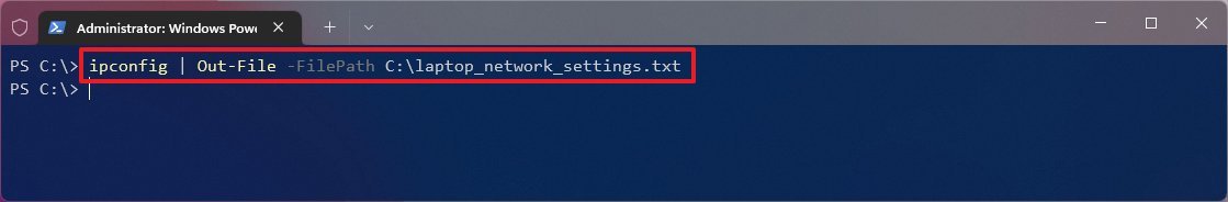 How to save command output to file using Command Prompt or PowerShell ...