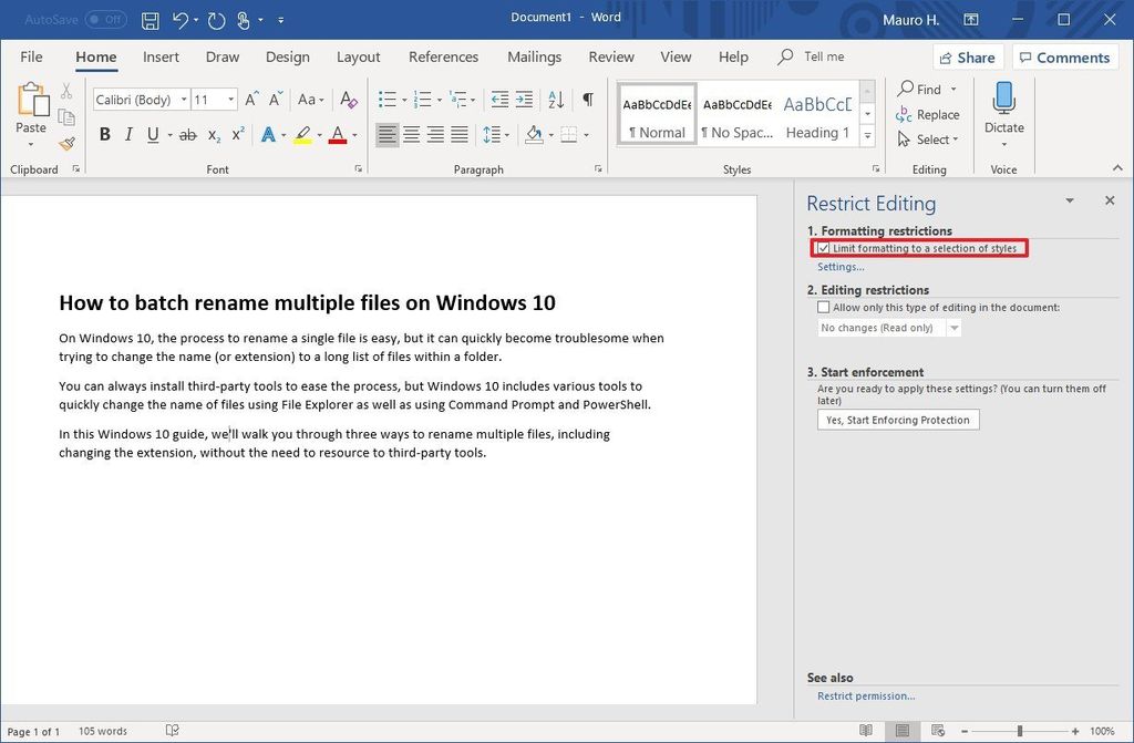 How to restrict document editing in Microsoft Office | Windows Central