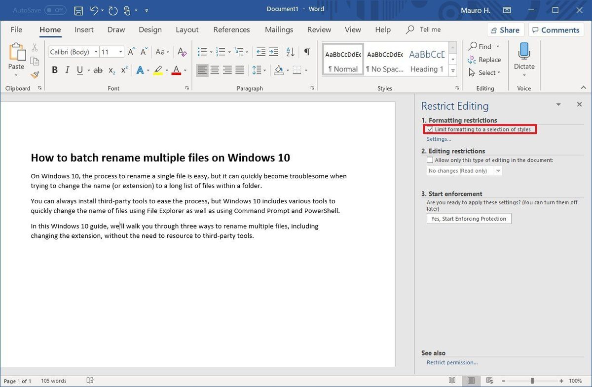 How to restrict document editing in Microsoft Office | Windows Central