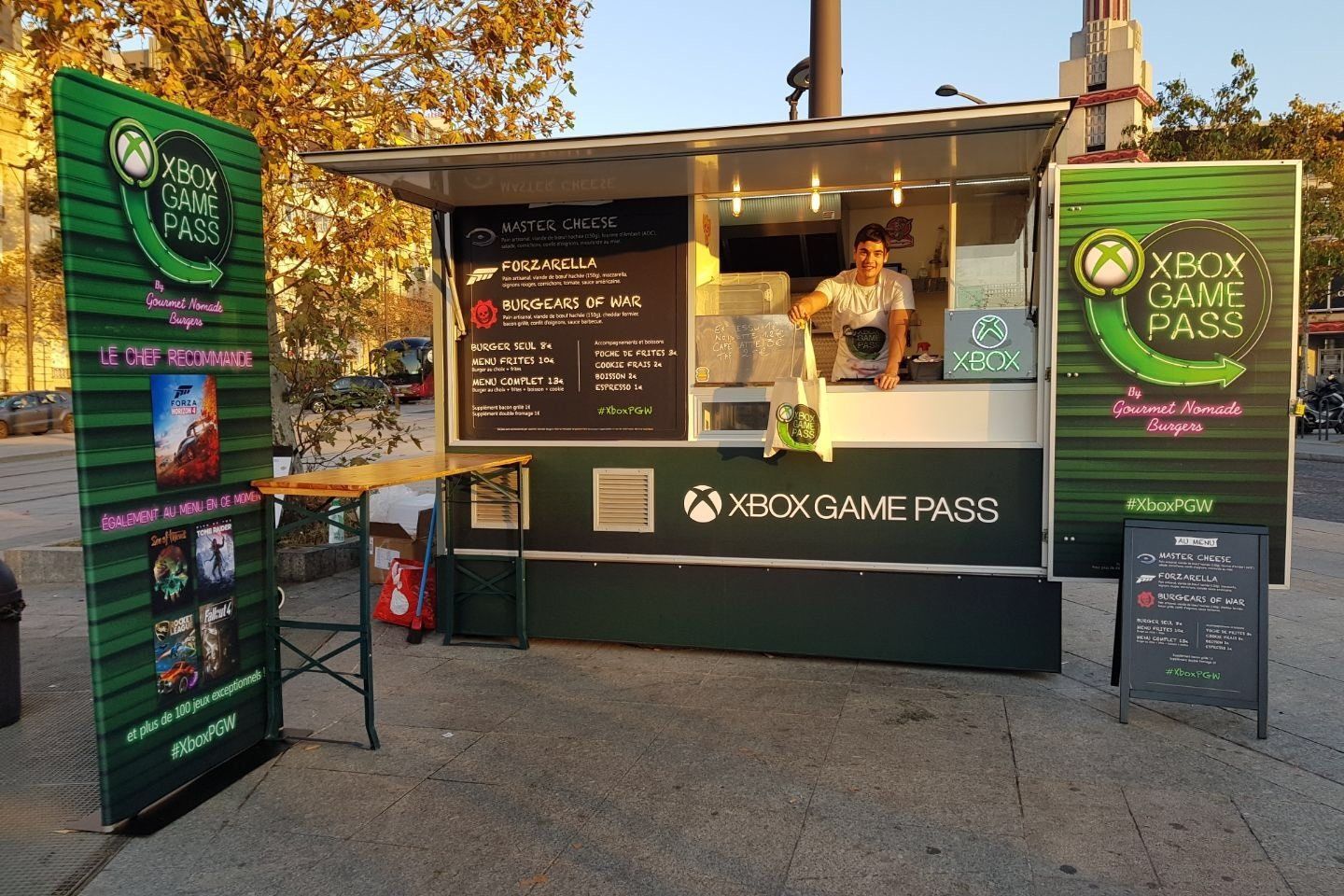 This Xbox Game Pass burger truck packs the 'Forzarella' to 'Master ...