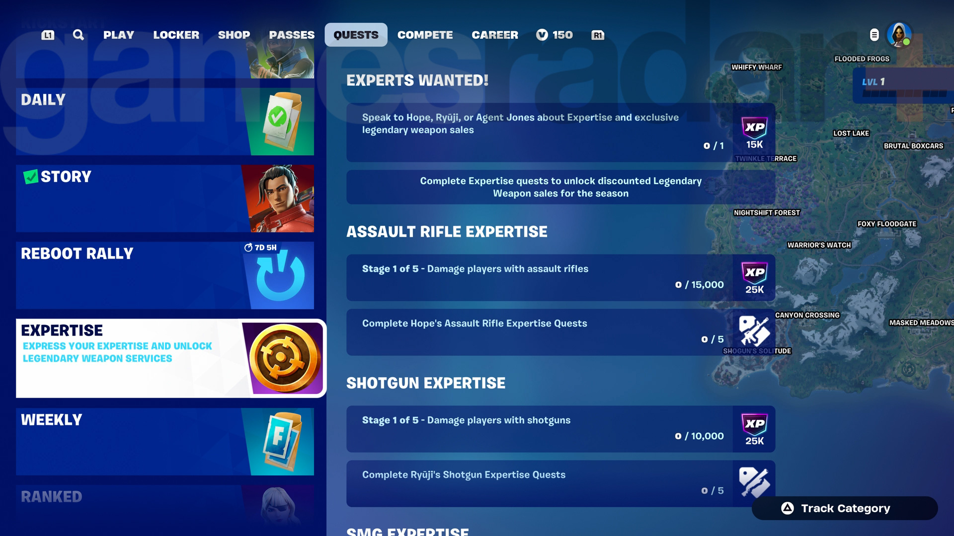 Fortnite Quests in Chapter 6 Season 1 | GamesRadar+