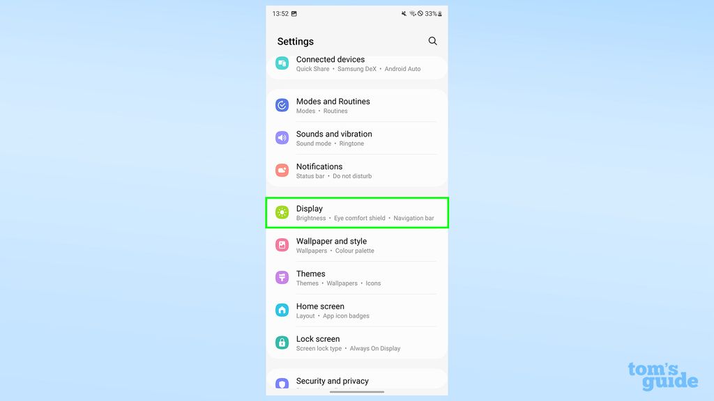 How to change display settings on the Samsung Galaxy S23 | Tom's Guide