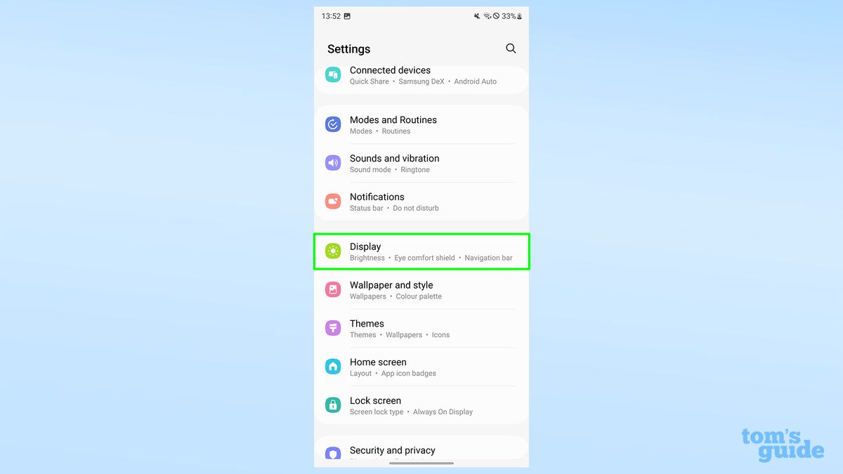 How to change display settings on the Samsung Galaxy S23 | Tom's Guide