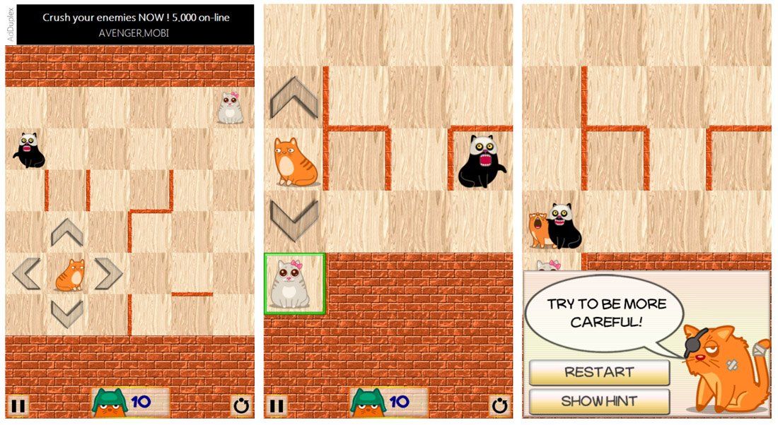 The Walking Cat, a puzzle game full of zombie cats and traps | Windows ...