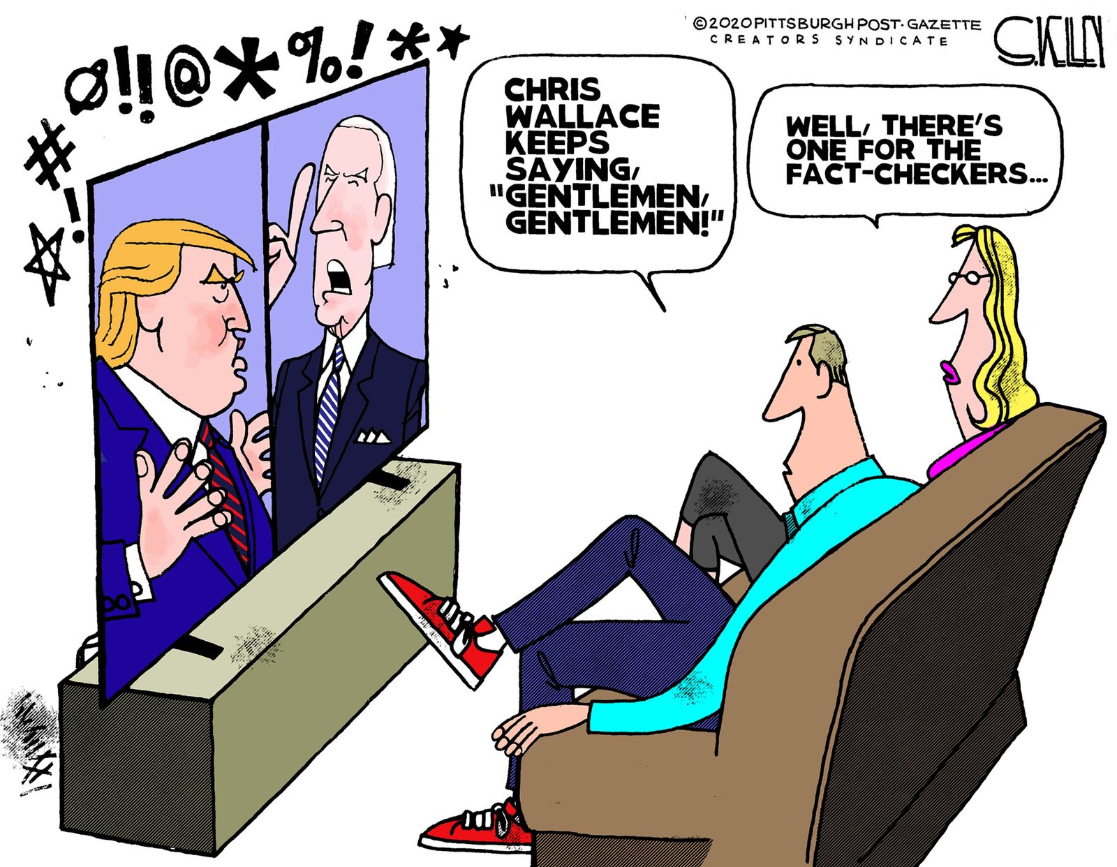 7 insanely funny cartoons about the chaotic first debate | The Week