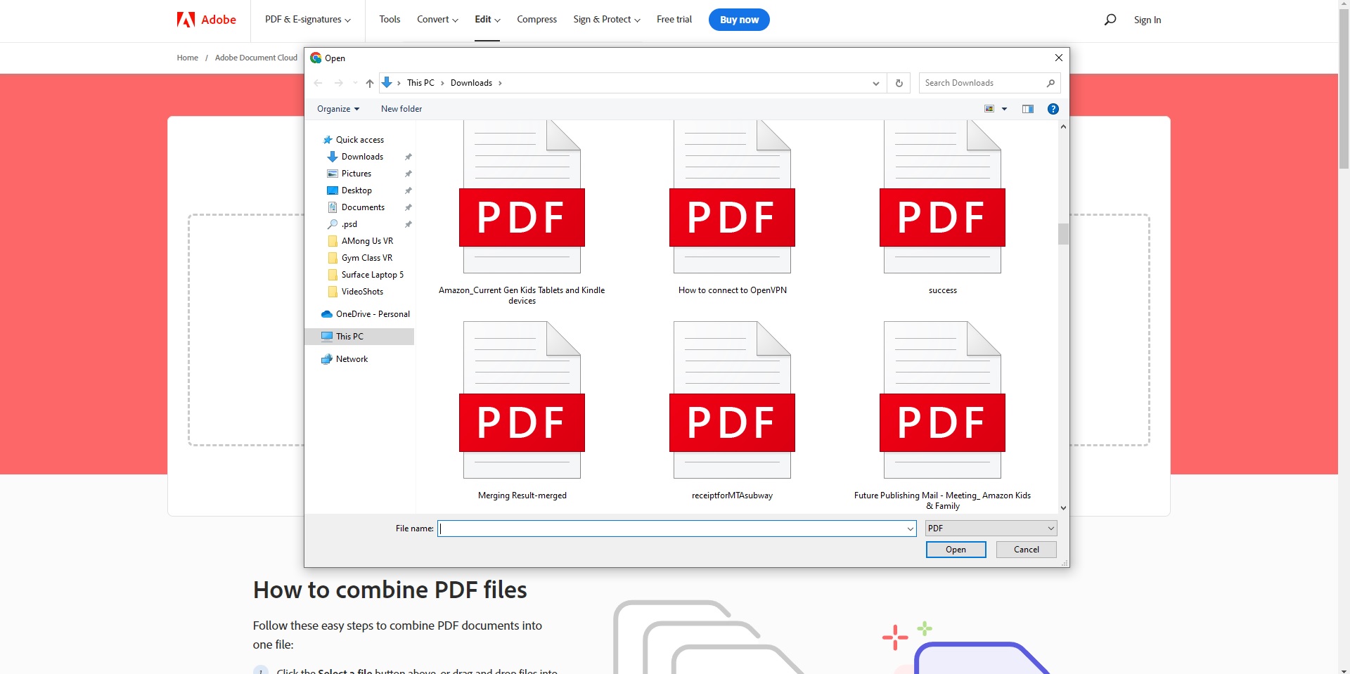 How To Combine PDFs Merge Your Files Into One Document Laptop Mag