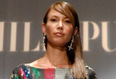 Sarah Larson models for Pucci | Marie Claire UK