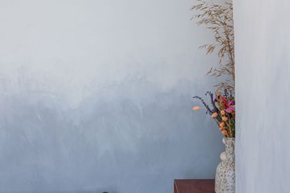 This DIY ombré textured wall paint is better than wallpaper | Real Homes