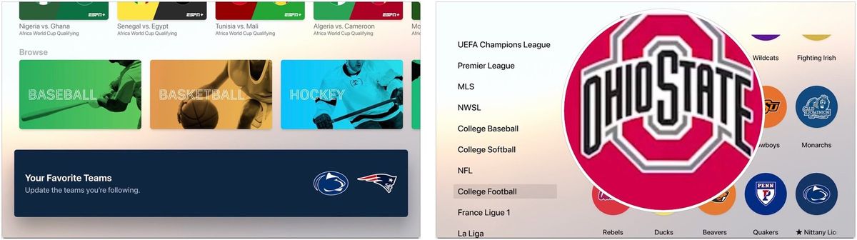 How to watch live sports on Apple TV | iMore