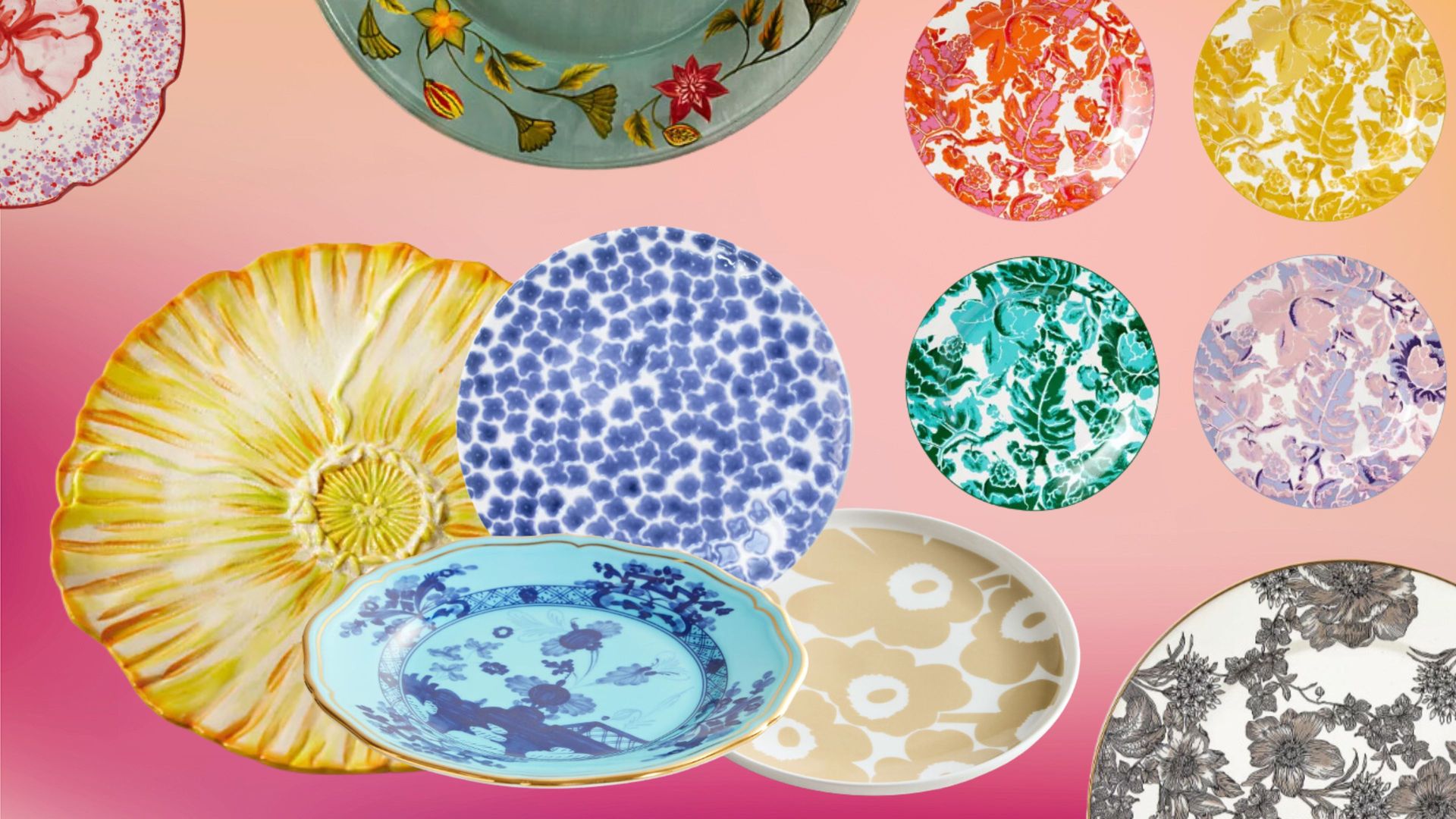 Floral Plates That Could Not Be More Perfect for Spring | Livingetc