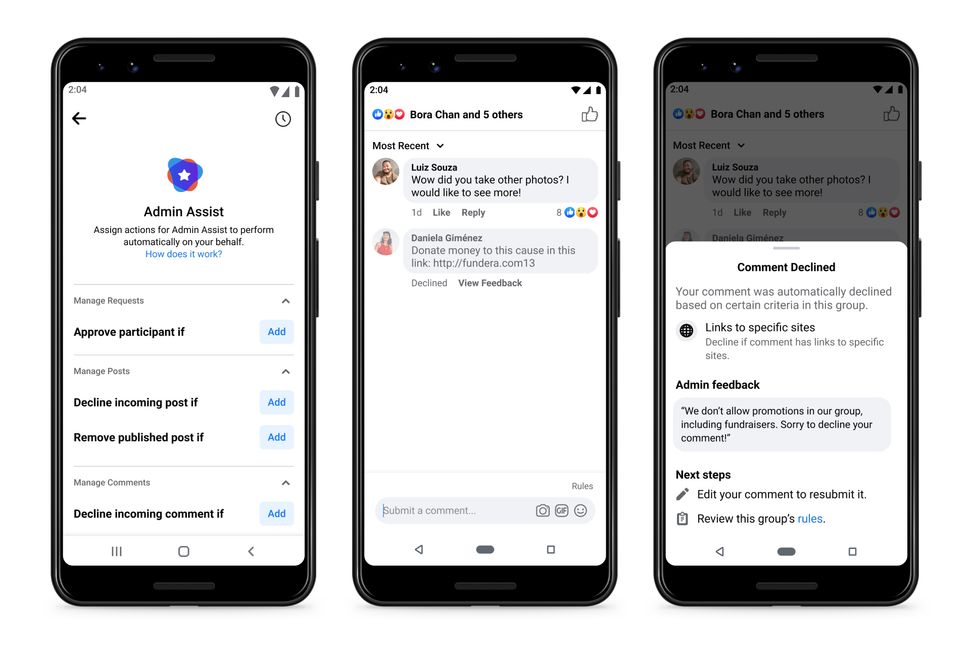 Facebook unveils new group admin tools - Moderation can be automated ...