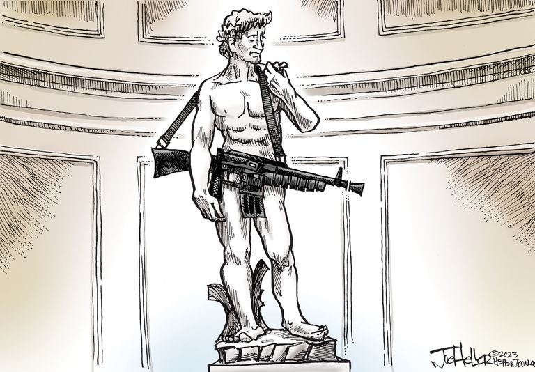 5 scandalously funny cartoons about the 'David' debacle | The Week