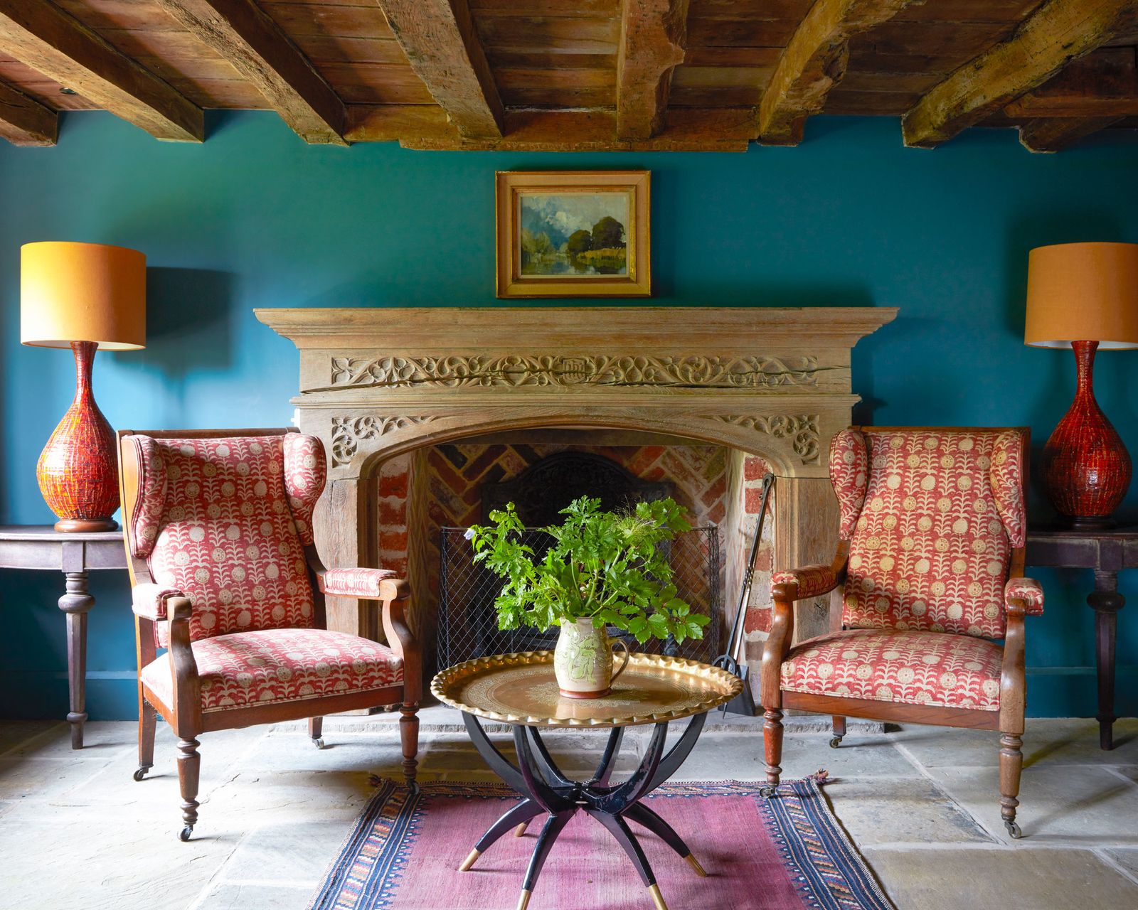 This beautiful home designed by Kate Forman is full of color and ...