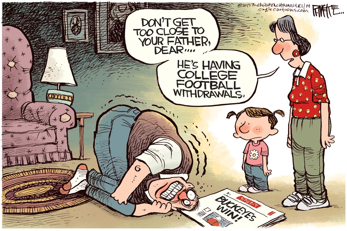 Editorial cartoon U.S. sports college football | The Week