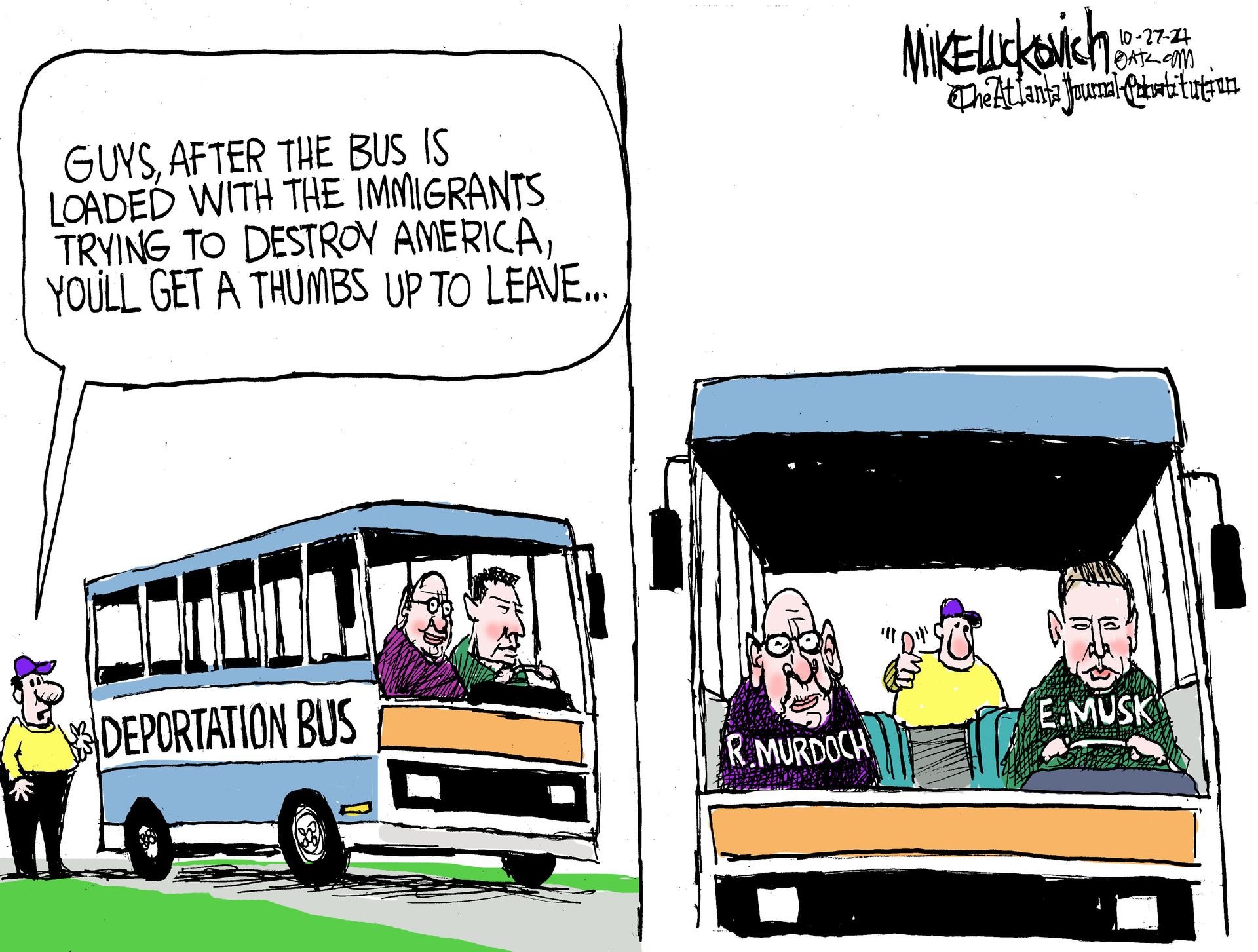 5 million dollar cartoons about Elon Musk’s election scheme | The Week