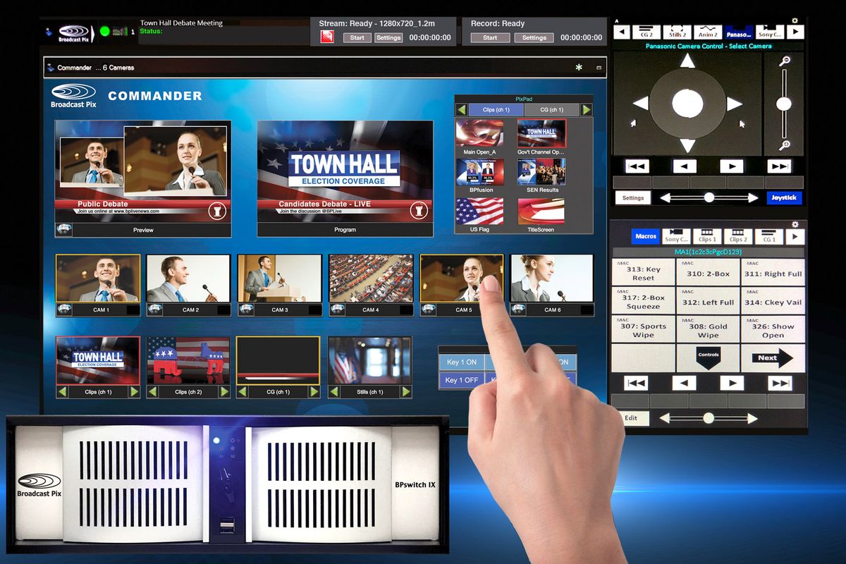 Broadcast Pix Introduces BPswitch IX Integrated Production Switcher at ...