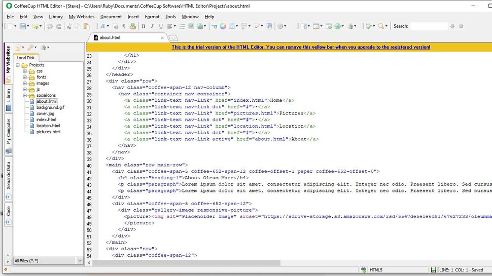 CoffeeCup Free HTML Editor review | TechRadar