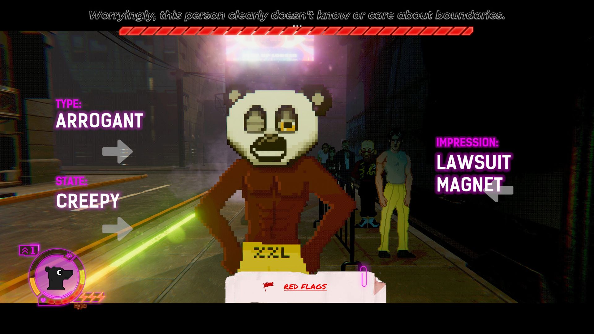 Techno Banter channels Yakuza and Bojack Horseman as you destroy club rejects with words | PC Gamer