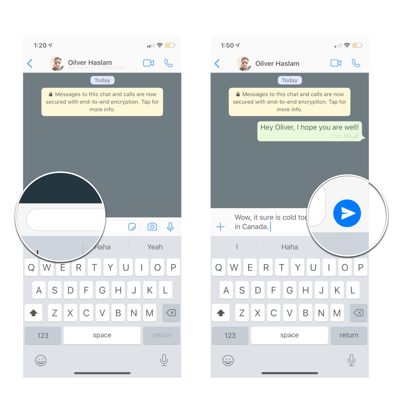 How To Send Messages With WhatsApp For IOS IMore