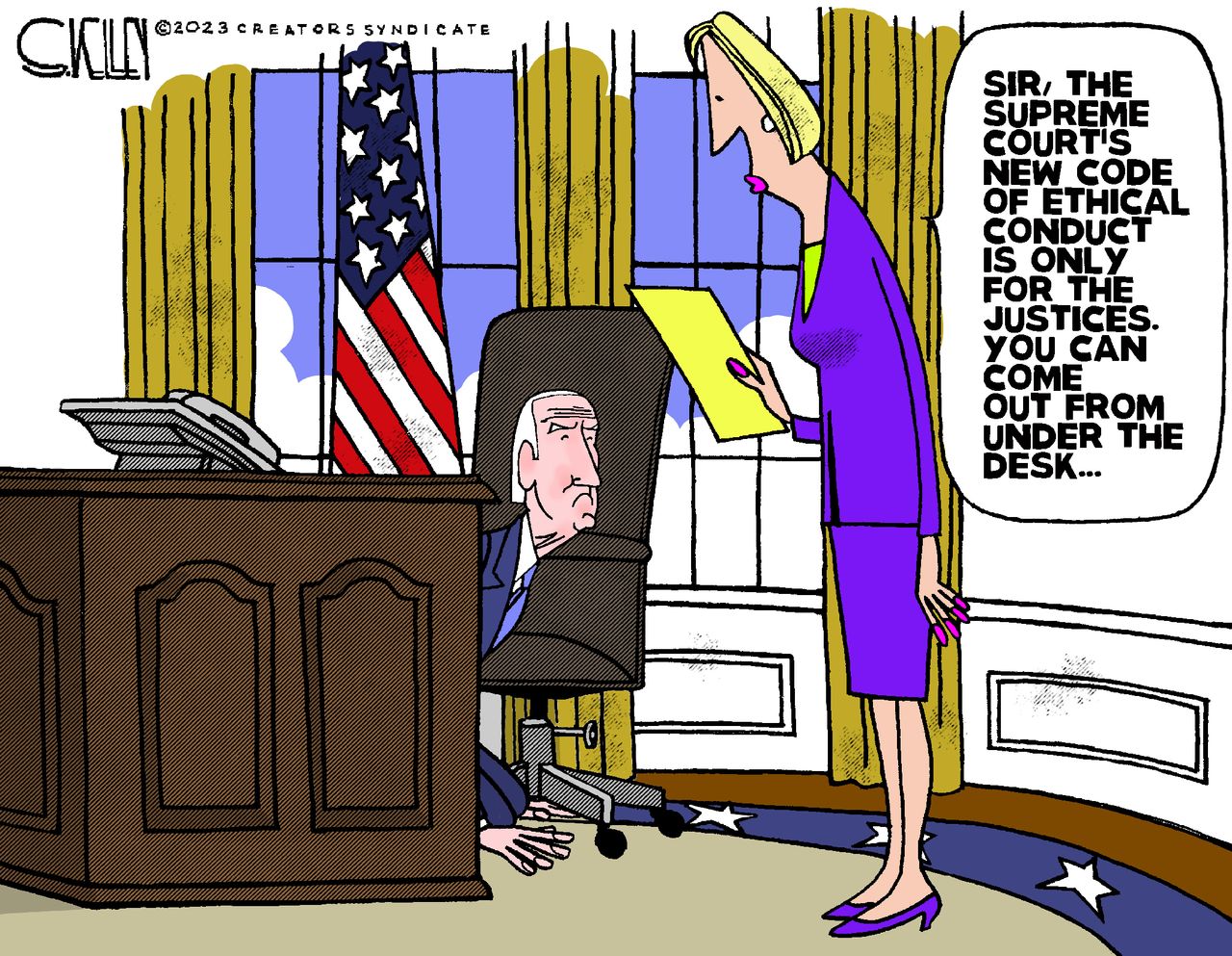 5 bitingly funny cartoons about the new SCOTUS ethics code | The Week