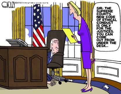 5 bitingly funny cartoons about the new SCOTUS ethics code | The Week