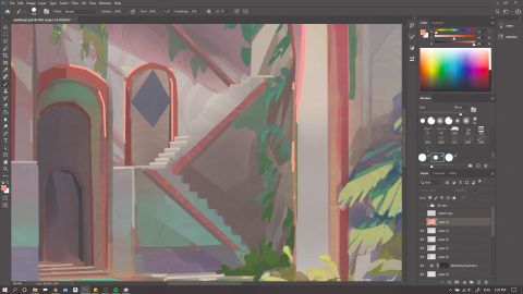 How to paint over a 3D environment | Creative Bloq
