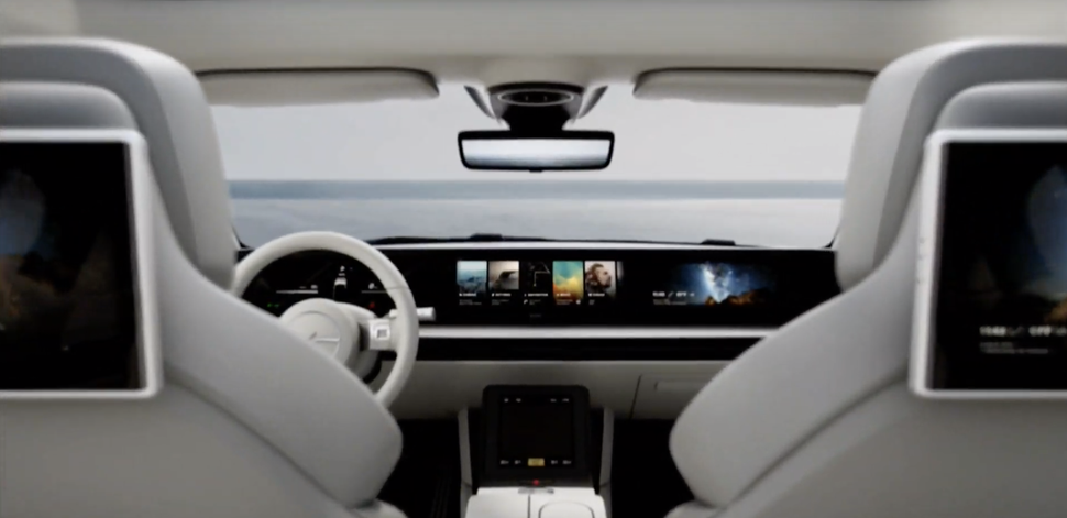 Sony built an electric car to show off the future of automotive tech ...