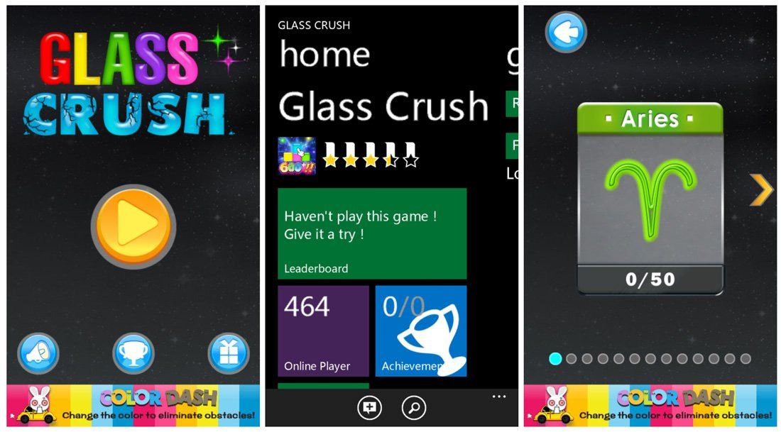 Glass Crush for Windows Phone, over 600 puzzling levels to scratch your ...