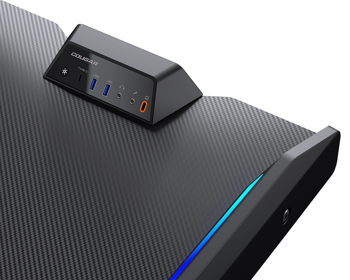 Cougar Releases a New Gaming Desk With USB-C Ports and ARGB | Tom's ...