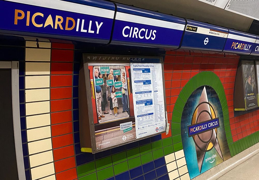 Star Trek Picard: Piccadilly station gets a Trekkie takeover for new ...