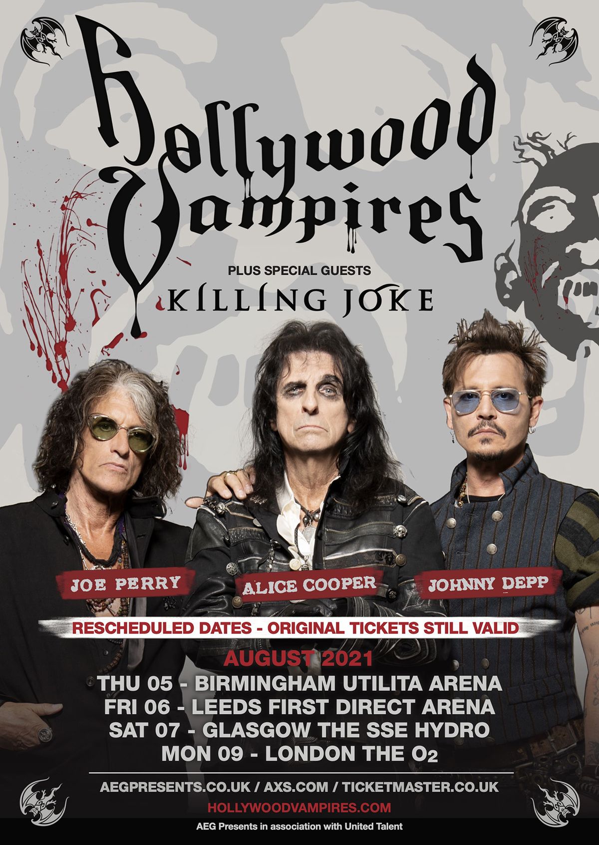 Hollywood Vampires move UK tour to 2021 | Louder