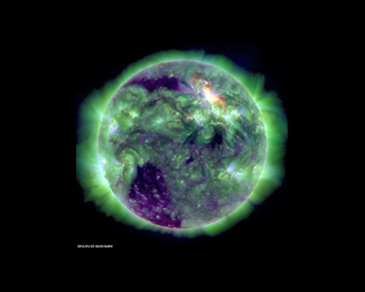 Photos: Huge Solar Flare Sparks Major Radiation Storm | Space