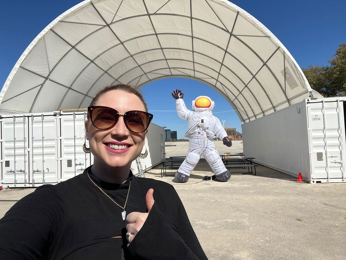 Apollo astronaut's granddaughter opens immersive 'Lunar Light' moonwalk ...