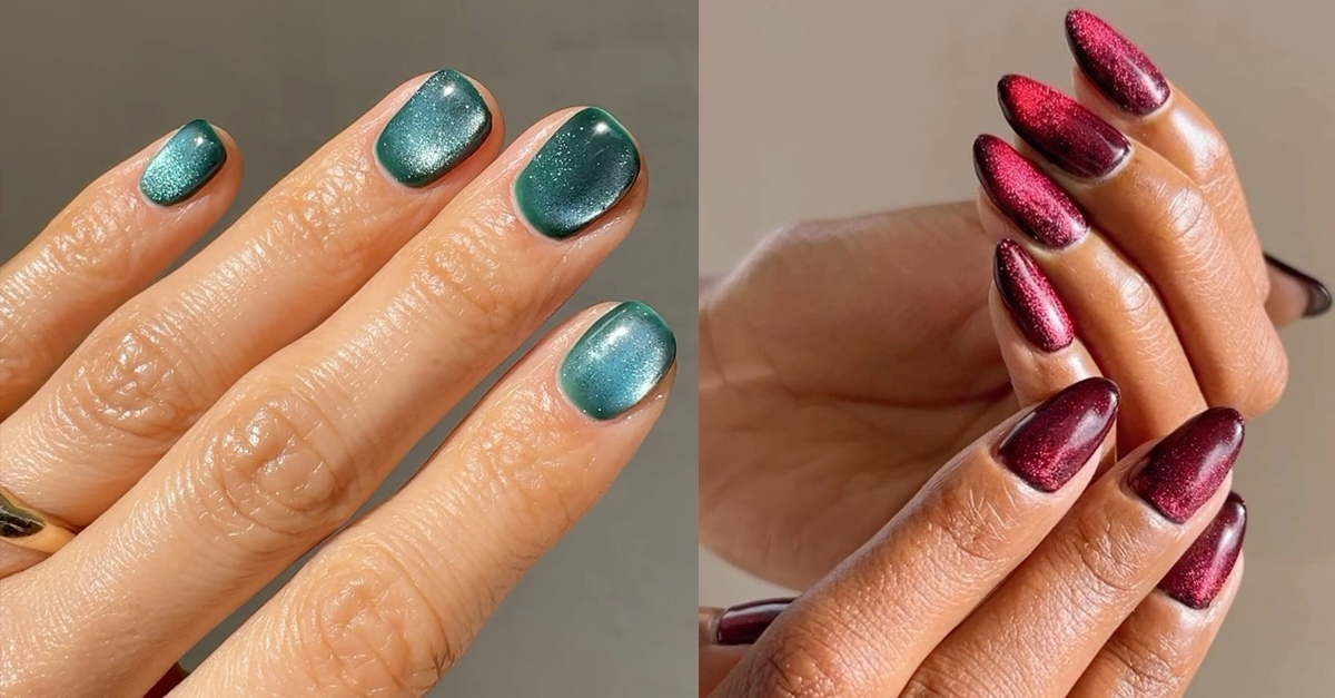 Cat-Eye Nails Are Trending Upwards for Autumn—21 Ways to Wear It | Who ...