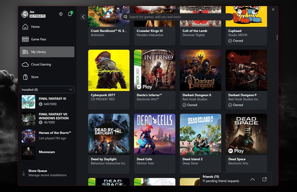 Xbox's PC app lists unplayable console & phone games—why? | Windows Central