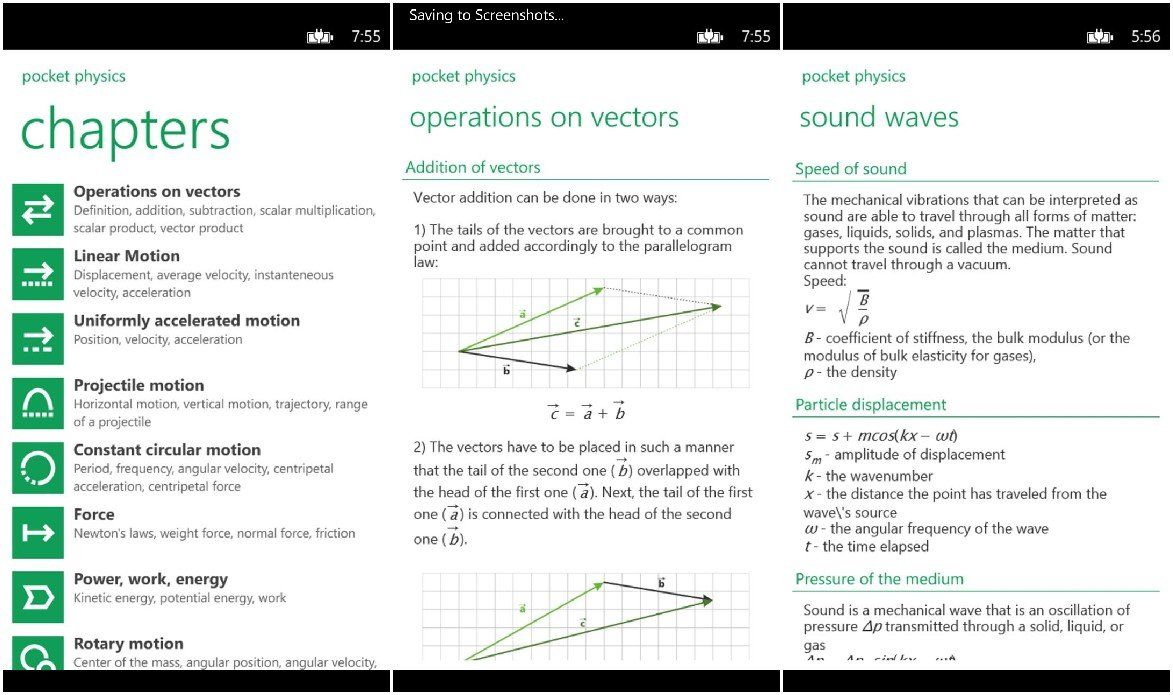 Pocket Physics and Pocket Mathematics are useful ready reckoners for ...