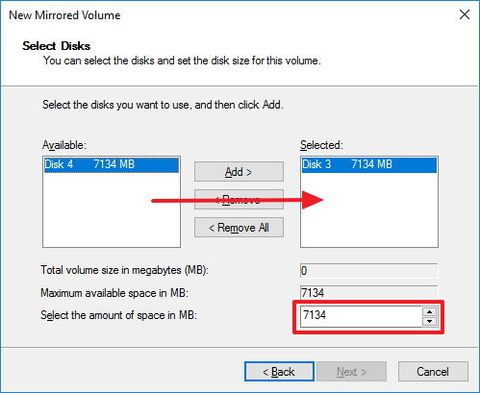 How to set up a mirrored volume for file redundancy on Windows 10 ...