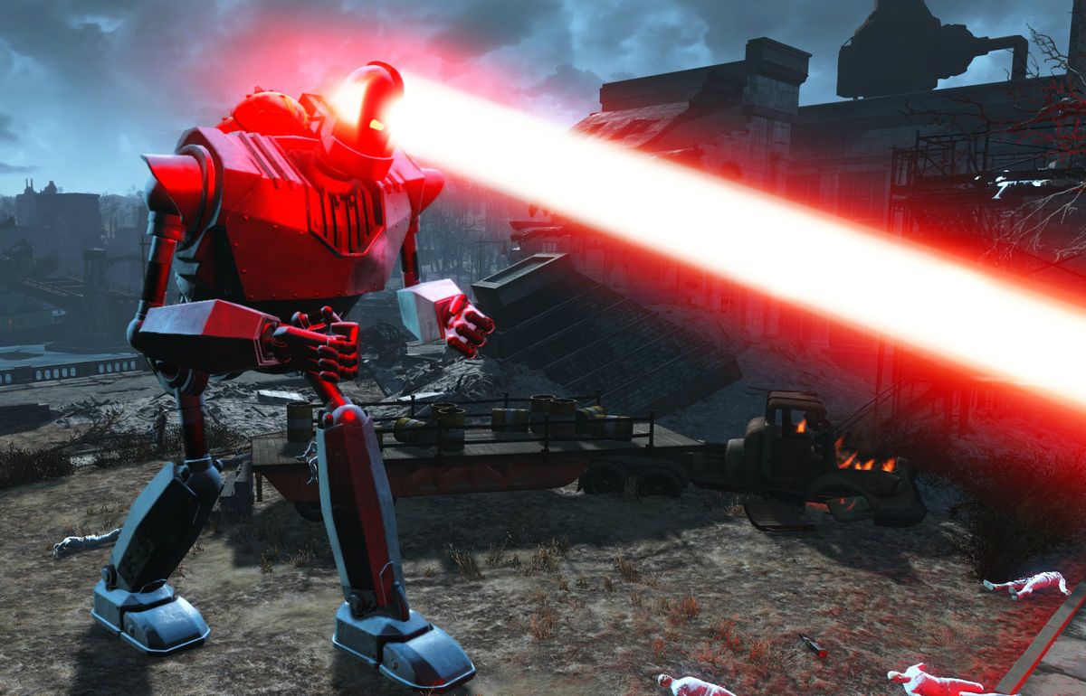 Fallout 4 mod brings the Iron Giant to the Commonwealth | PC Gamer