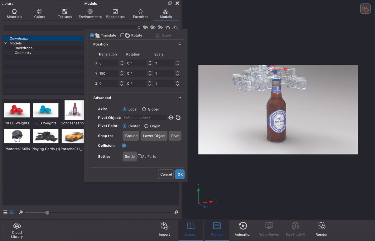 How To Prevent Objects From Overlapping In Keyshot Creative Bloq