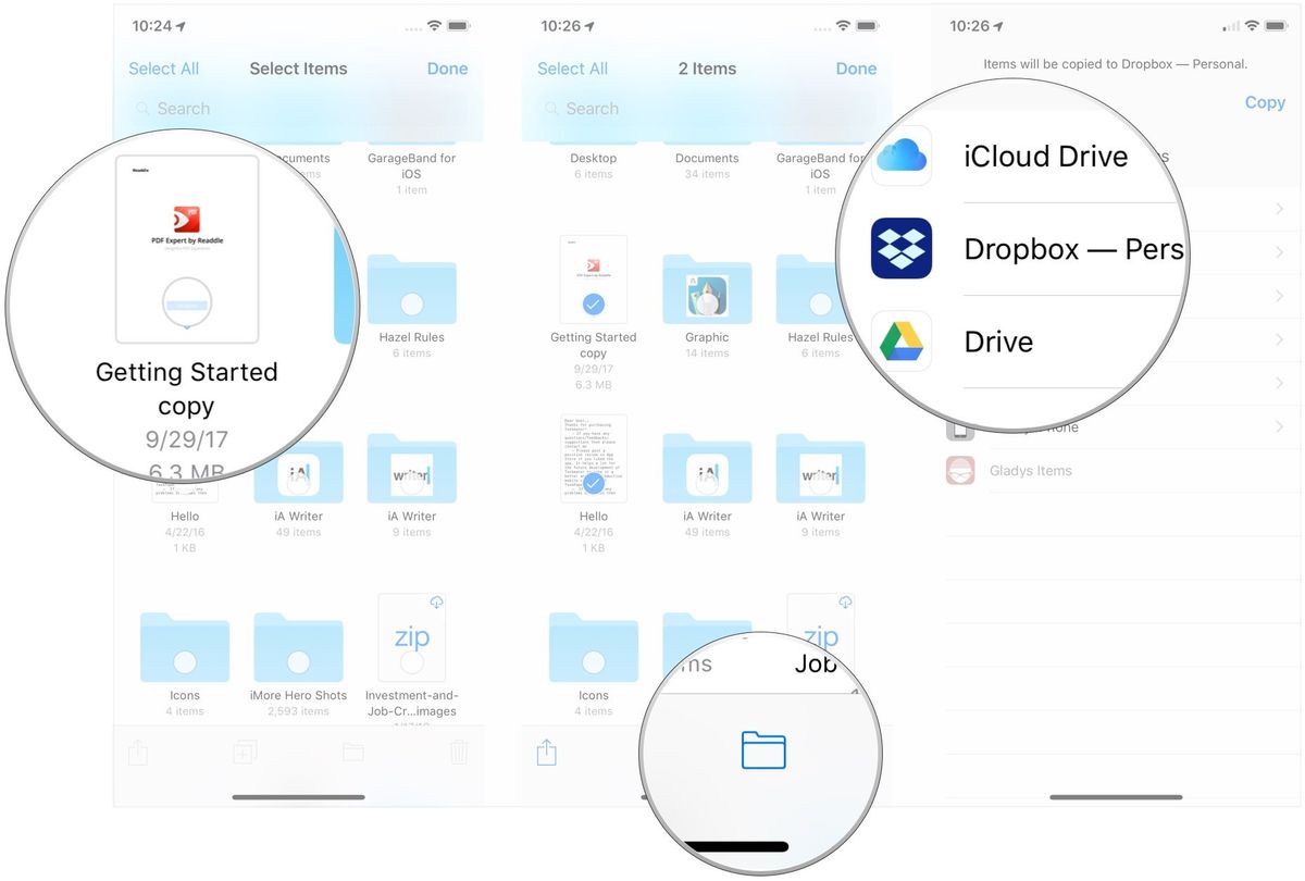 How To Upload Multiple Files At Once To Dropbox For Iphone And Ipad Imore 0042