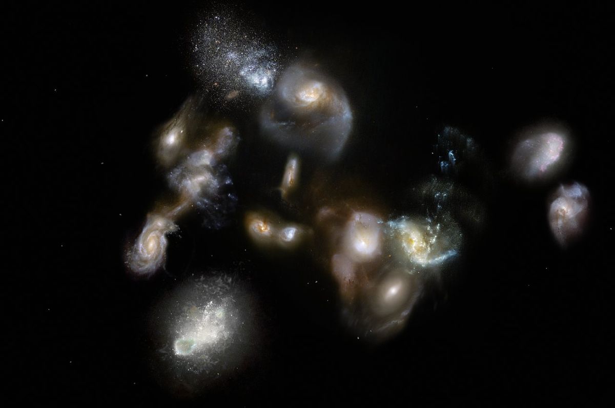 Scientists Peer Across the Universe and Find an Ancient Galactic ...