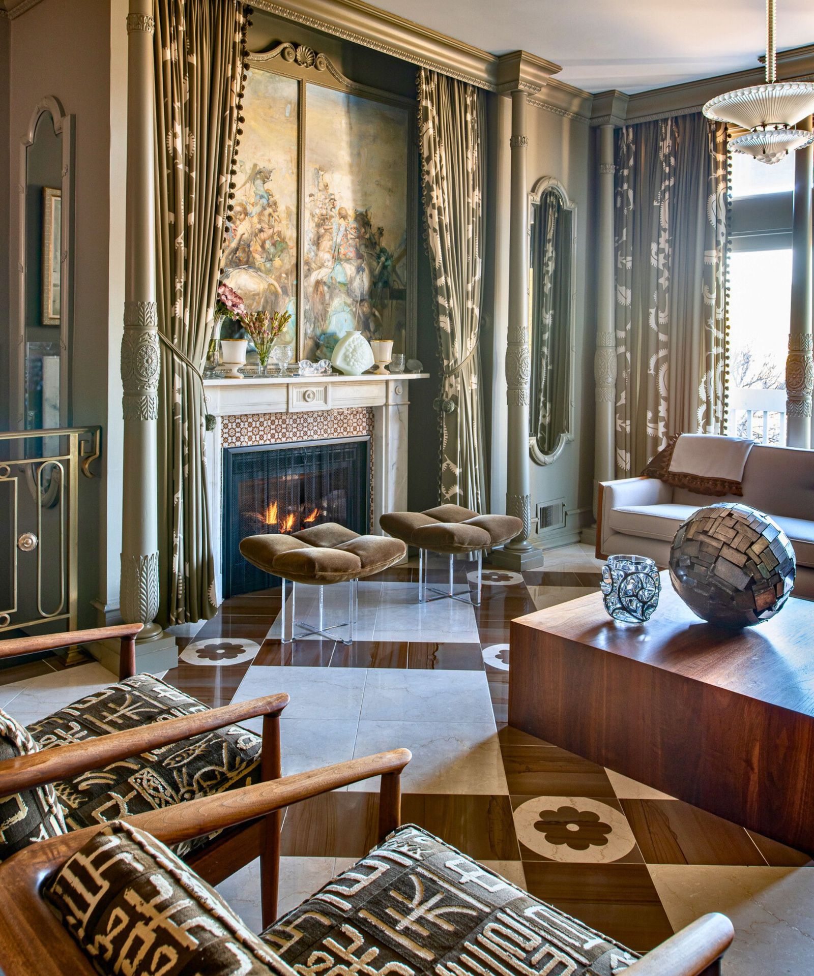 Curated maximalism in interior design with art at the heart | Homes and ...