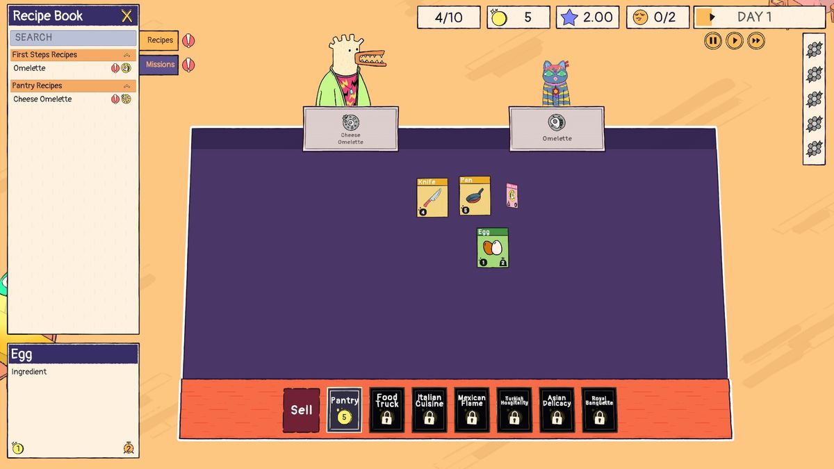 Sizzle and Stack is a cooking strategy game which truly captures the ...