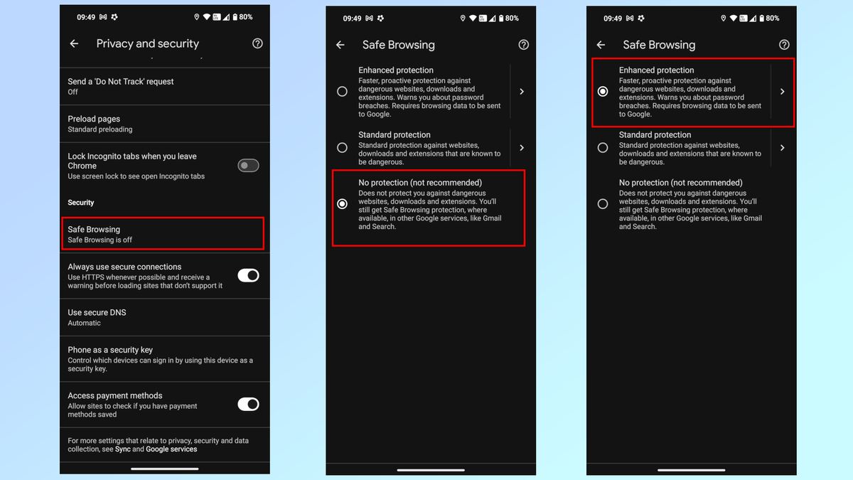 How to use Google Enhanced Safe Browsing | Tom's Guide
