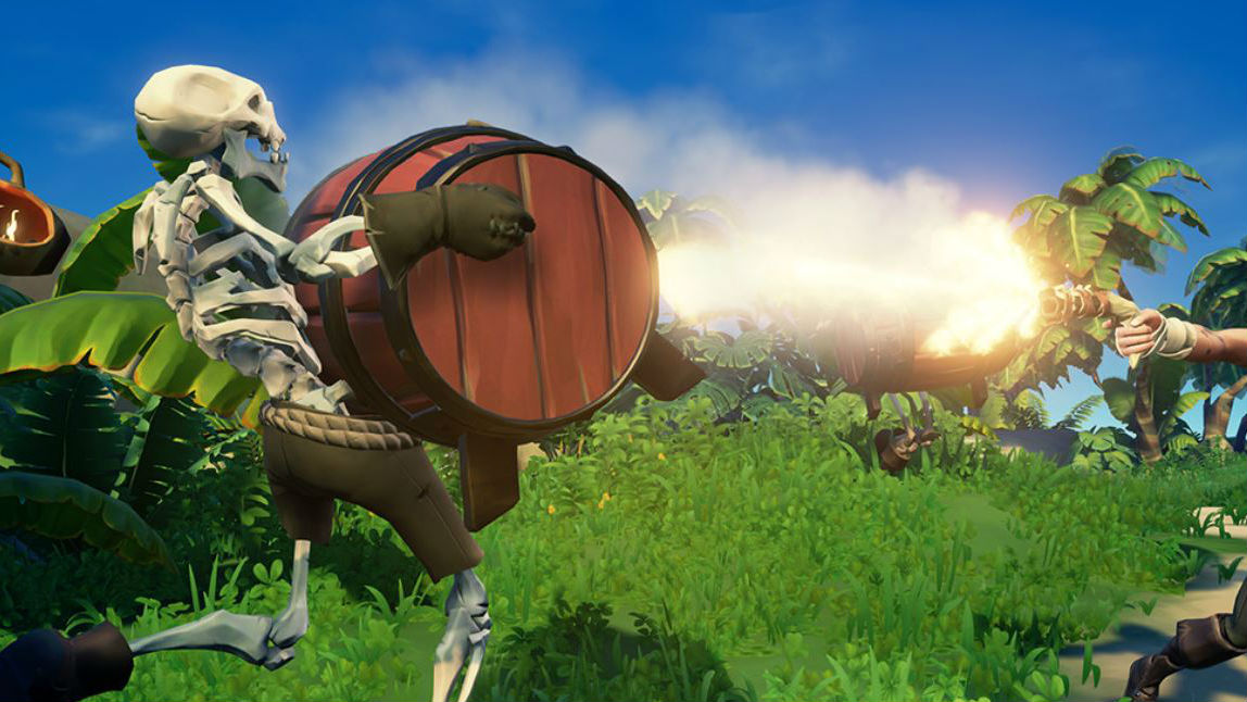 Sea of Thieves adds exploding skeletons event for a limited time | PC Gamer