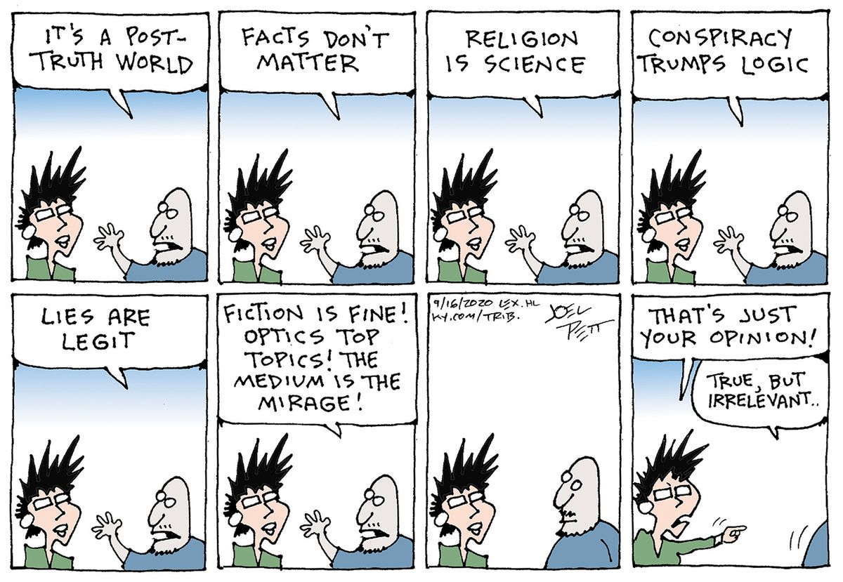 Editorial Cartoon U.S. right wing conspiracy theories | The Week