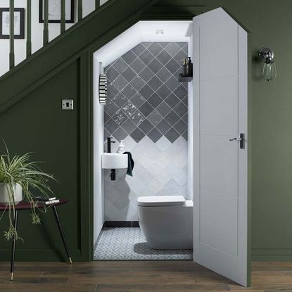Cloakroom Tile Ideas: 10 ways to add style to a small space | Ideal Home